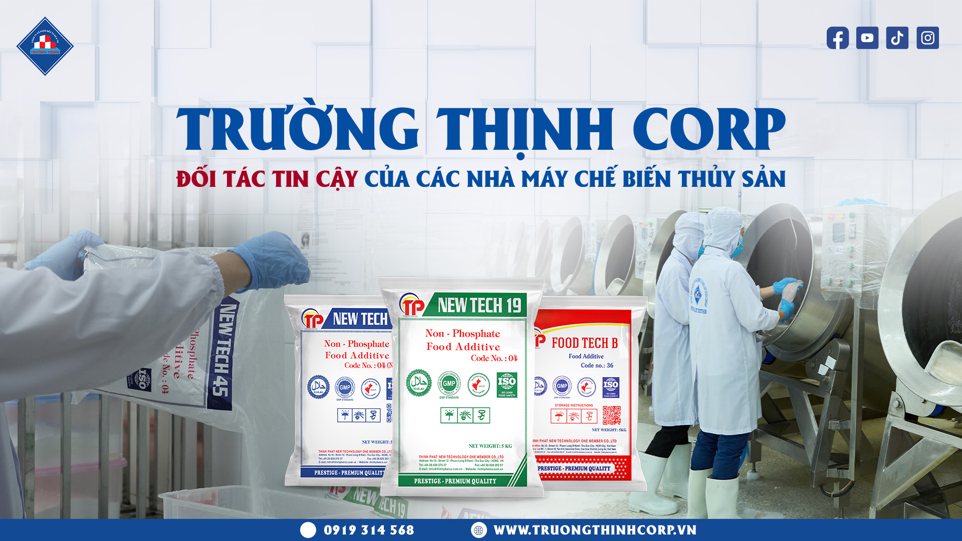 Trường Thịnh – Đối tác tin cậy của các nhà máy chế biến thủy sản